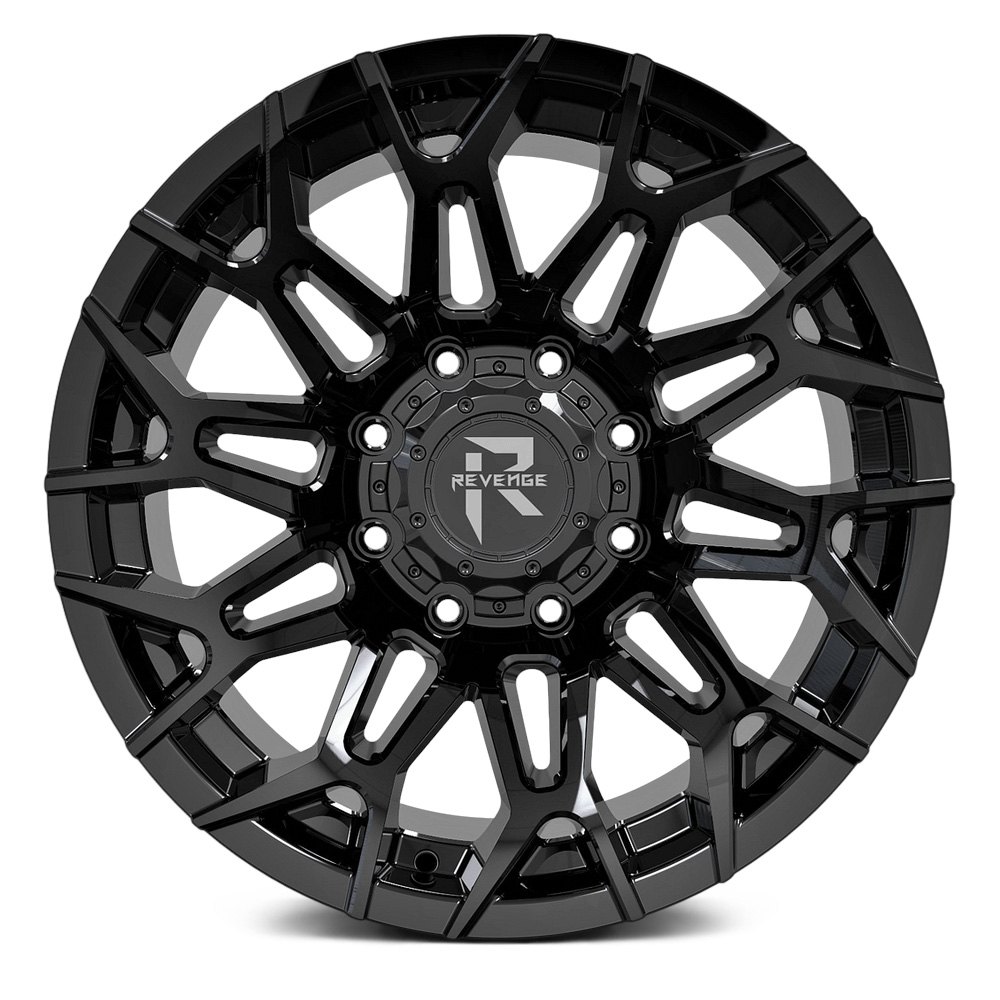 REVENGE OFFROAD® RV-202 Wheels - Satin Black with Rivets Rims