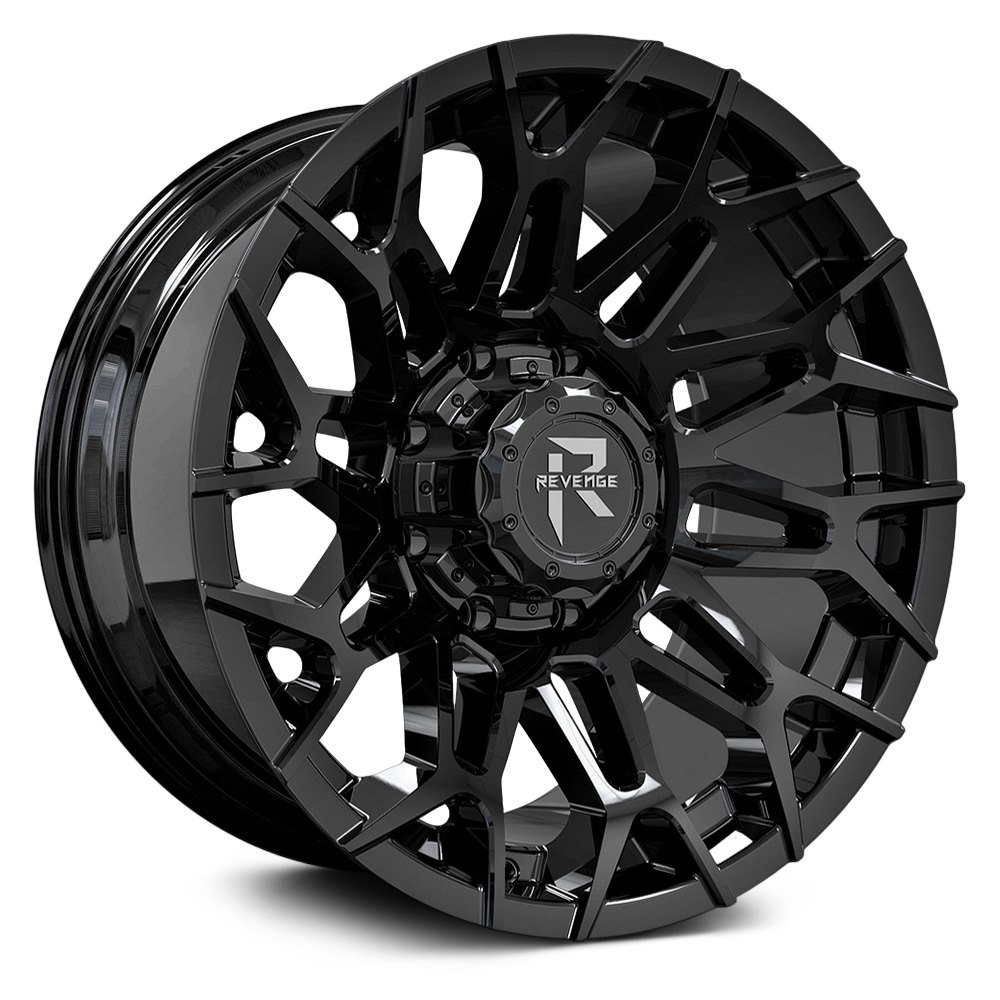 REVENGE OFFROAD® RV-202 Wheels - Satin Black with Rivets Rims