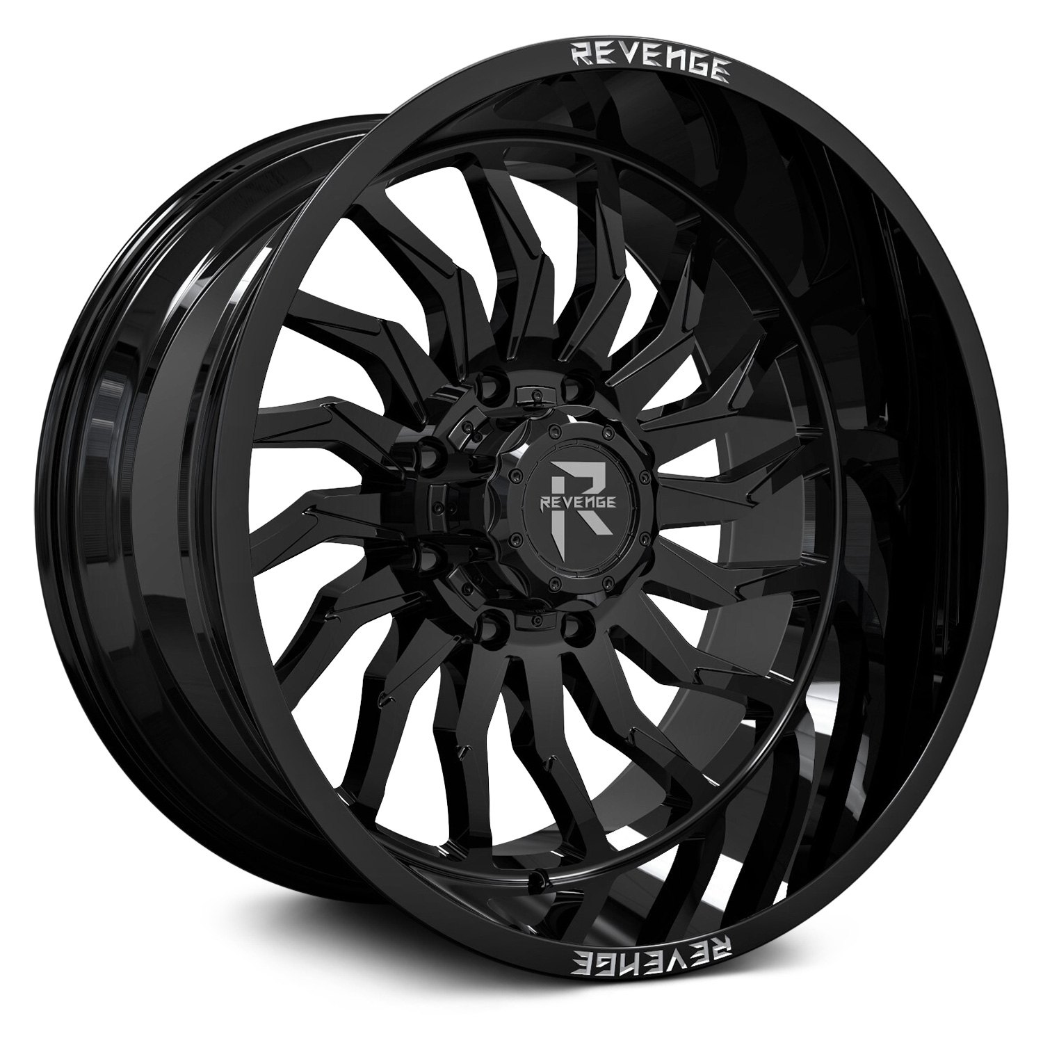 REVENGE OFFROAD® RV-204 Wheels - Gloss Black Rims