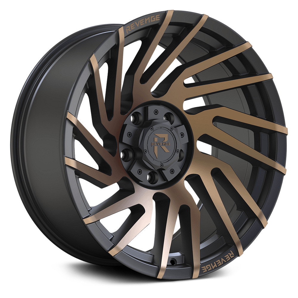 REVENGE OFFROAD® RV-207 Wheels - Satin Black with Bronze Machined Face ...