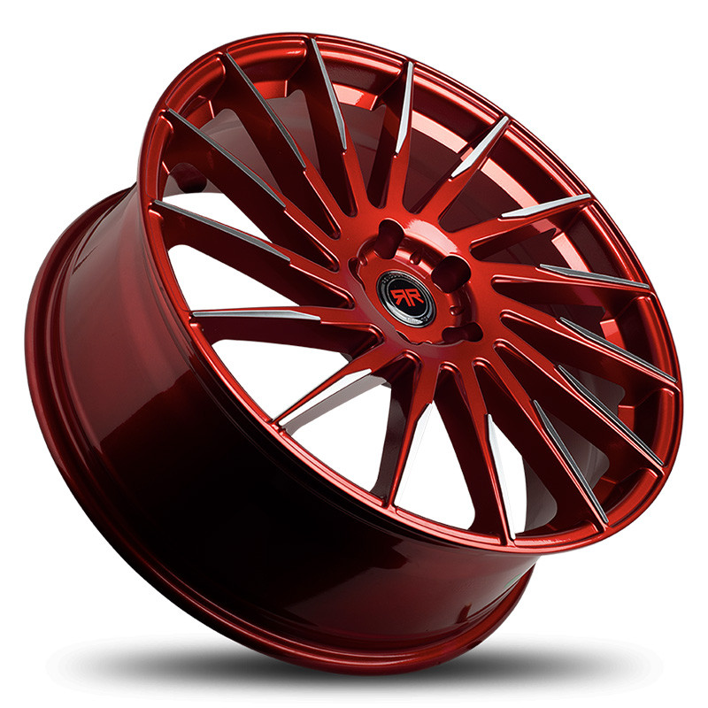 REVOLUTION RACING® RR15 Wheels - Candy Red with Machined Accents Rims