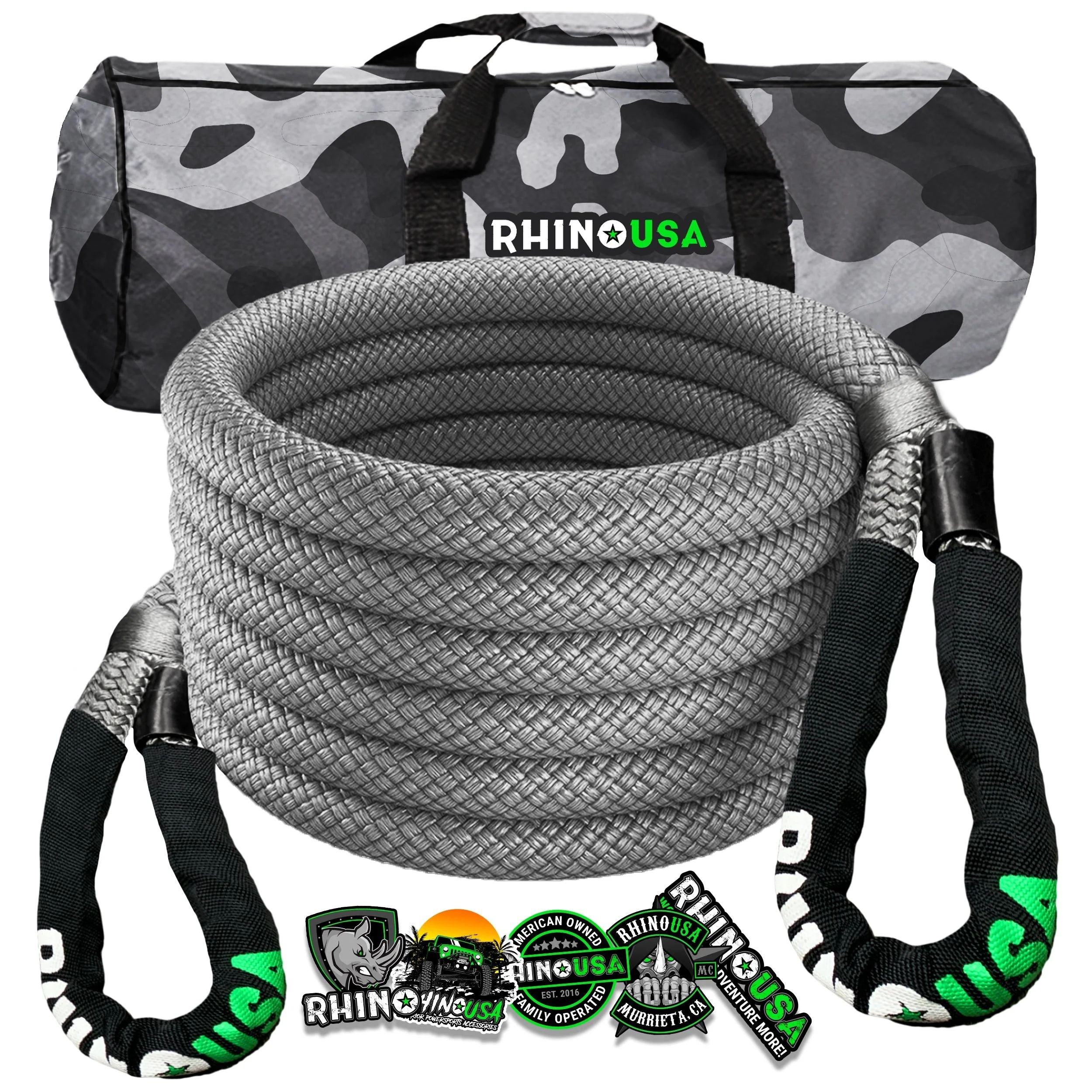 Rhino USA® KROPE-1X30-GRY - Kinetic Recovery Rope