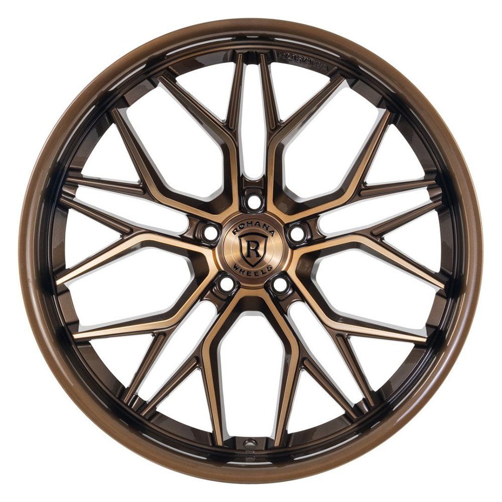 ROHANA® RFC3 Wheels - Bronze with Machined Face Rims