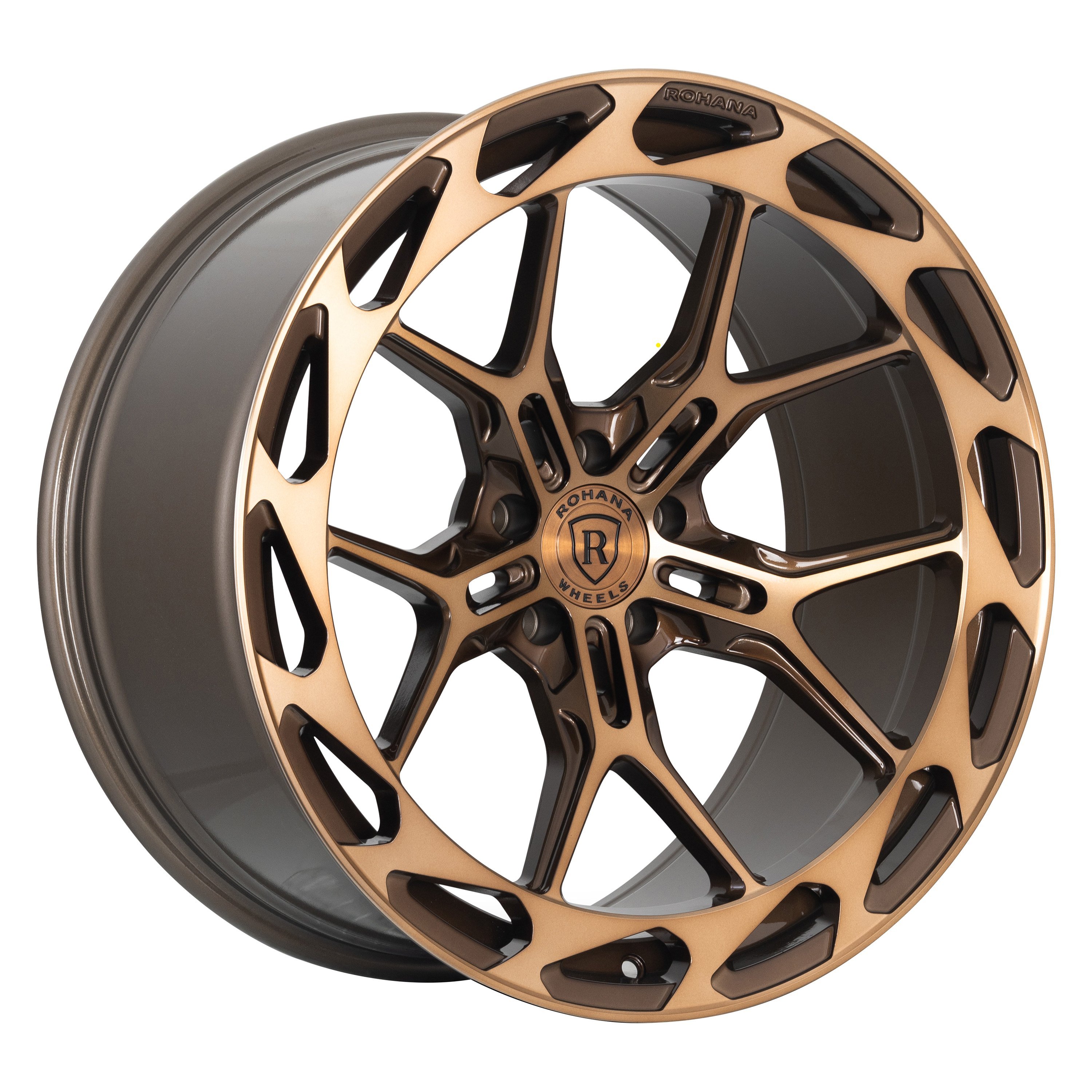 ROHANA® RFX19 Wheels - Bronze with Machined Face Rims - RFX192095120BZ20