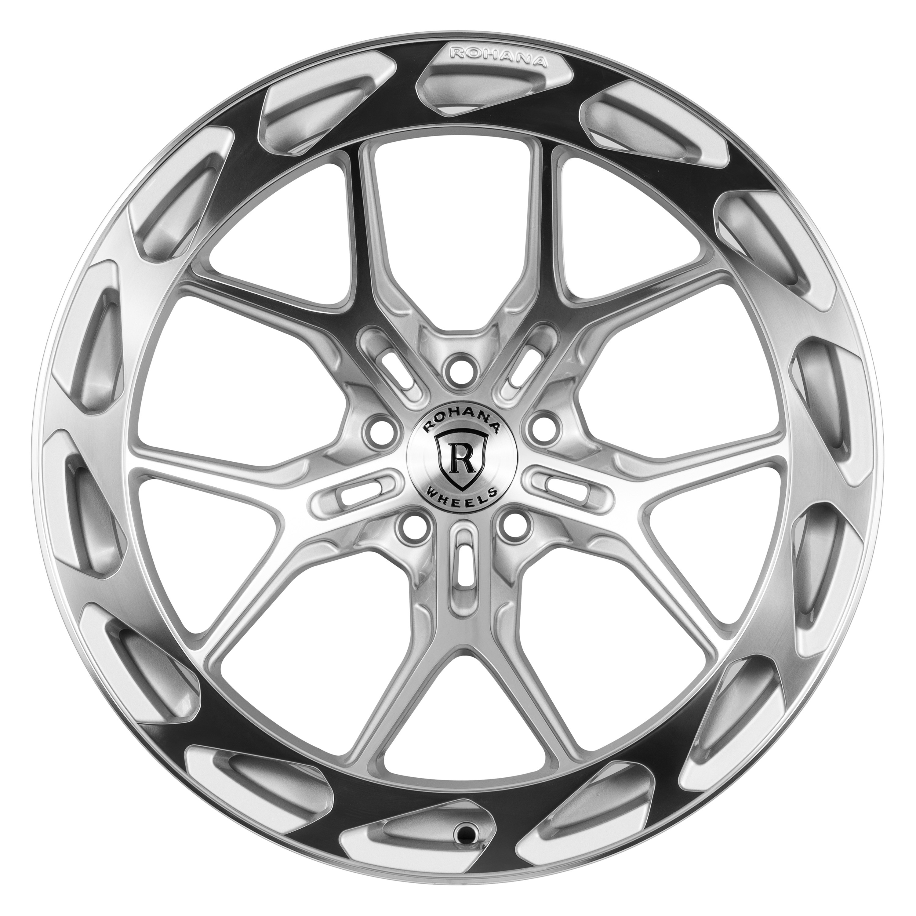 ROHANA® RFX19 Wheels - Silver with Machined Face Rims