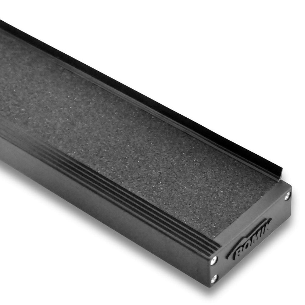 Romik® 92383319 - 6.5" ROB Series Black Running Boards