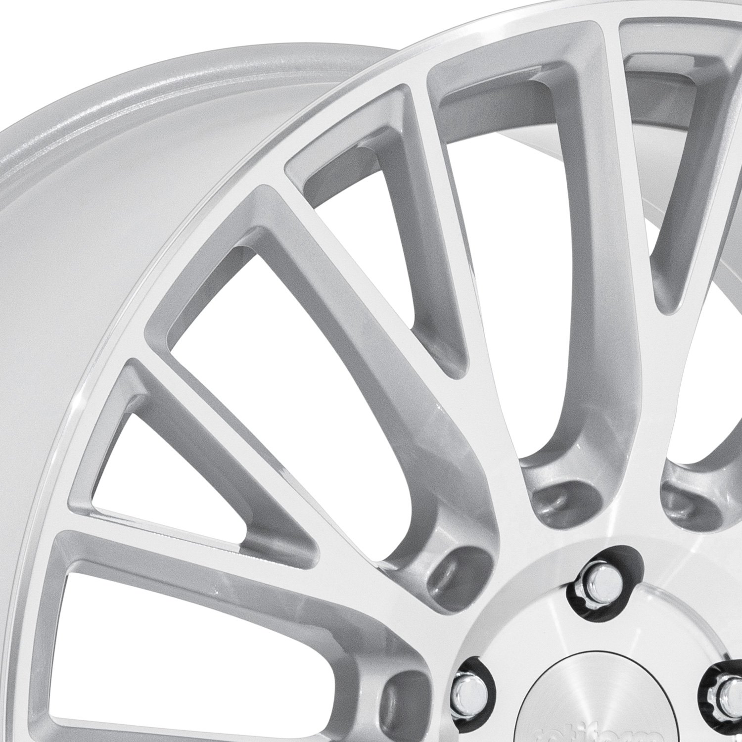 ROTIFORM® LSE Wheels - Gloss Silver with Machined Face Rims