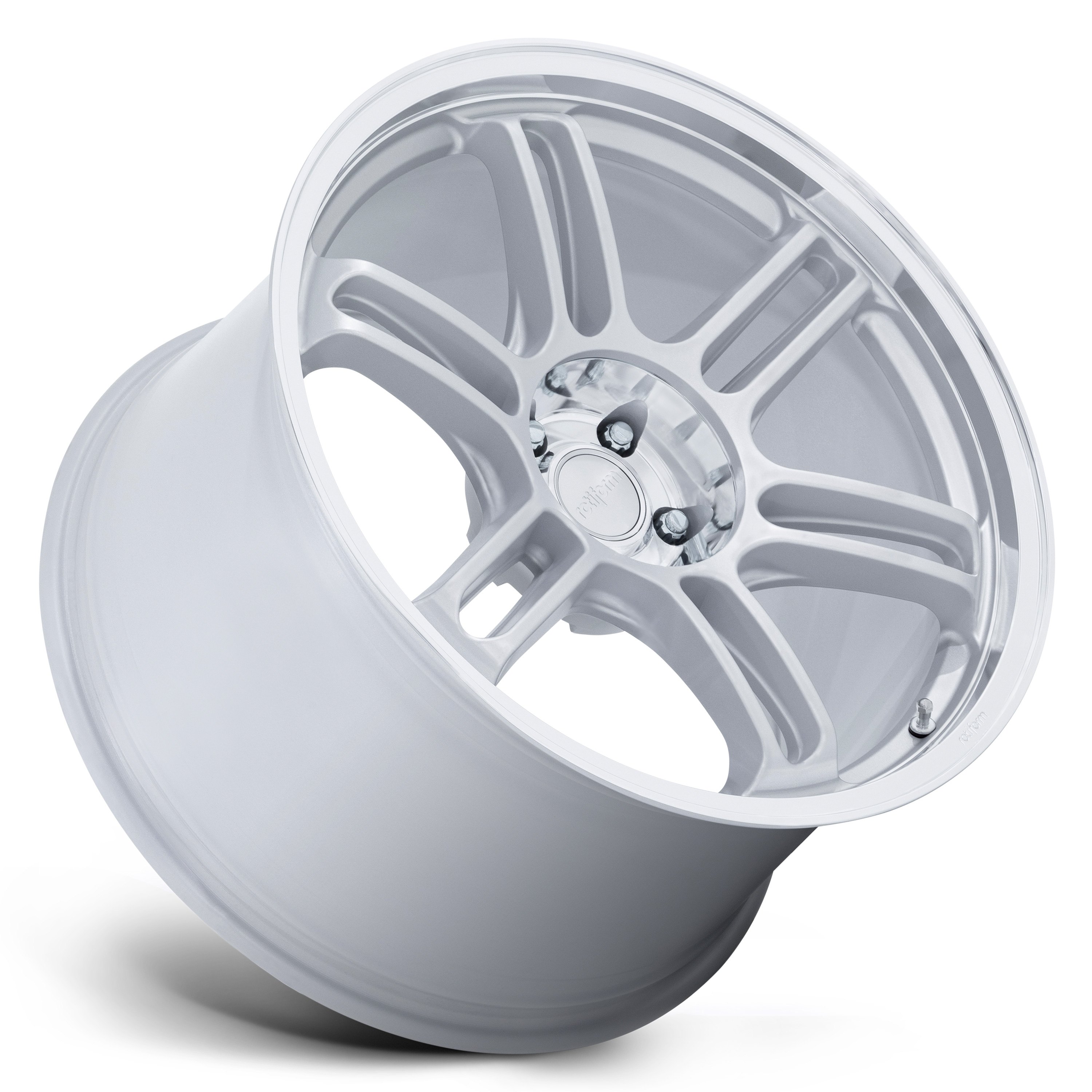 ROTIFORM® RC209 RPS Wheels - Matte Silver with Diamond Cut Lip Rims