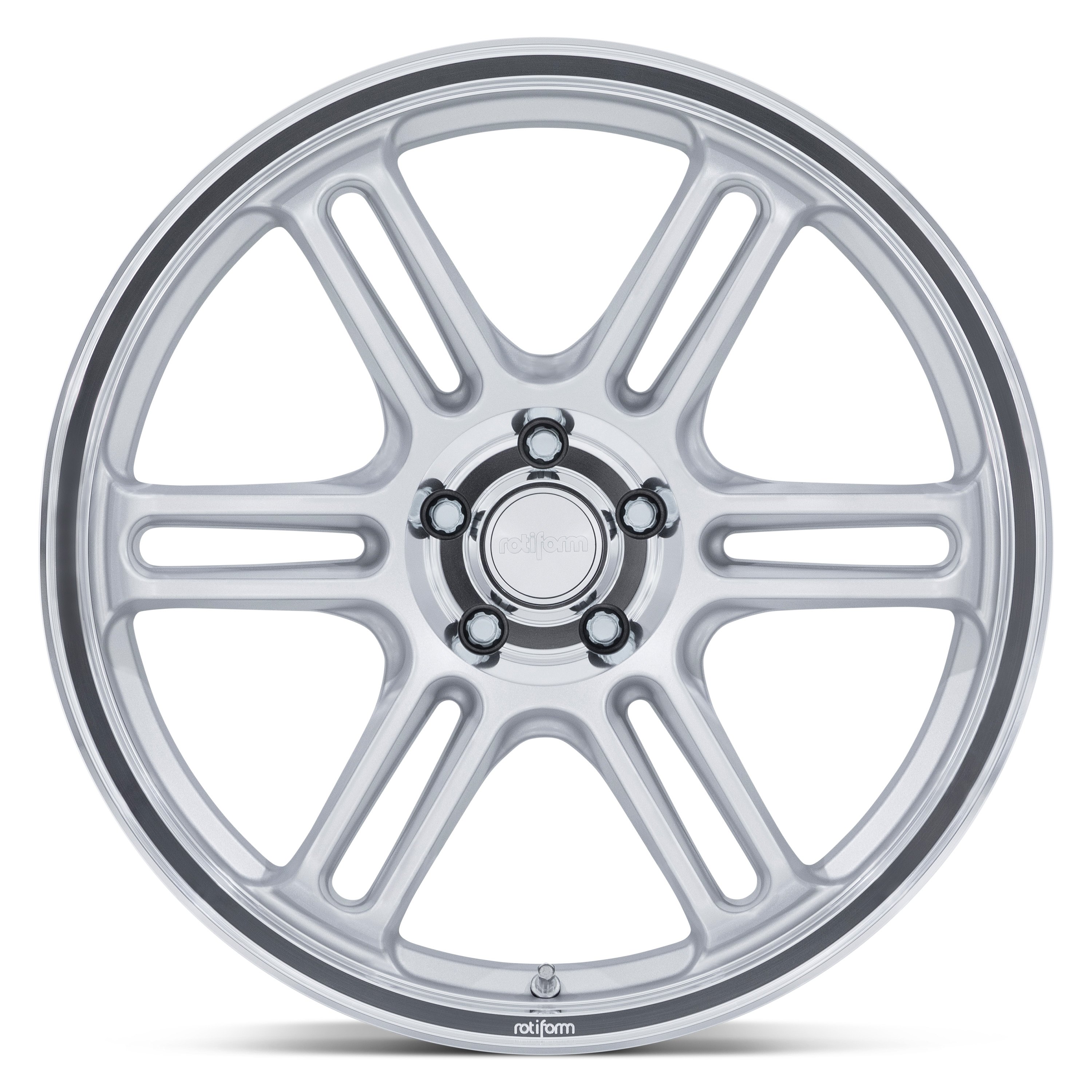 ROTIFORM® RC209 RPS Wheels - Matte Silver with Diamond Cut Lip Rims