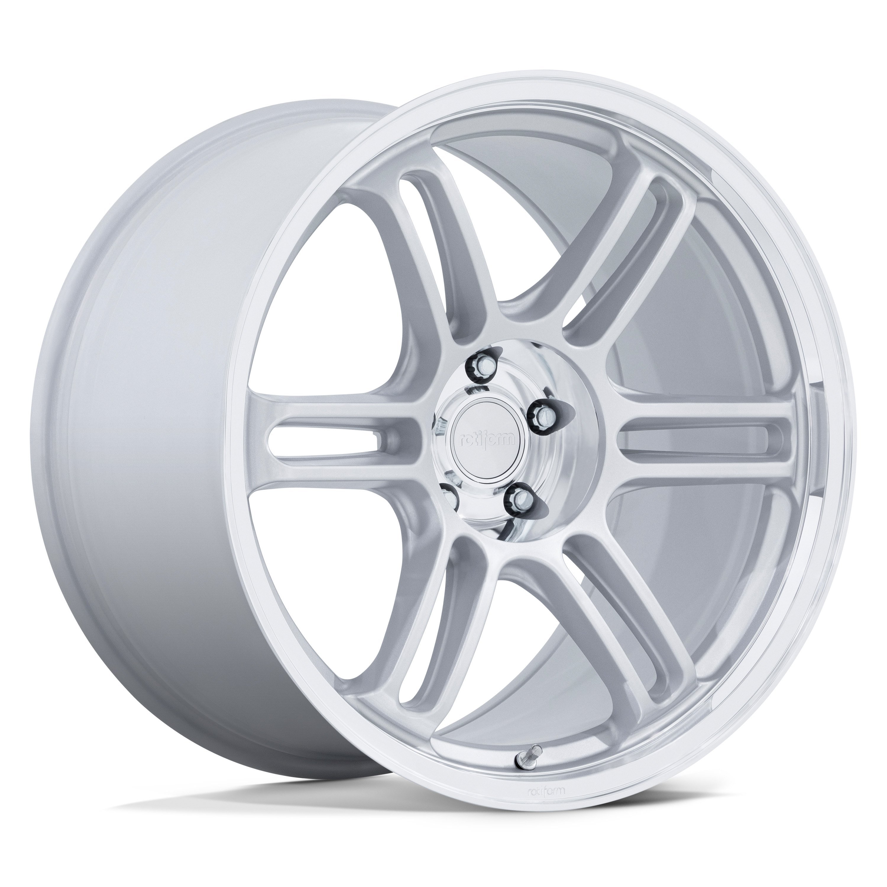 ROTIFORM® RC209 RPS Wheels - Matte Silver with Diamond Cut Lip Rims