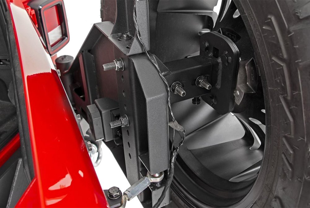 Rough Country® 10598 - Trail Series Stubby Black Powder Coated Rear HD ...