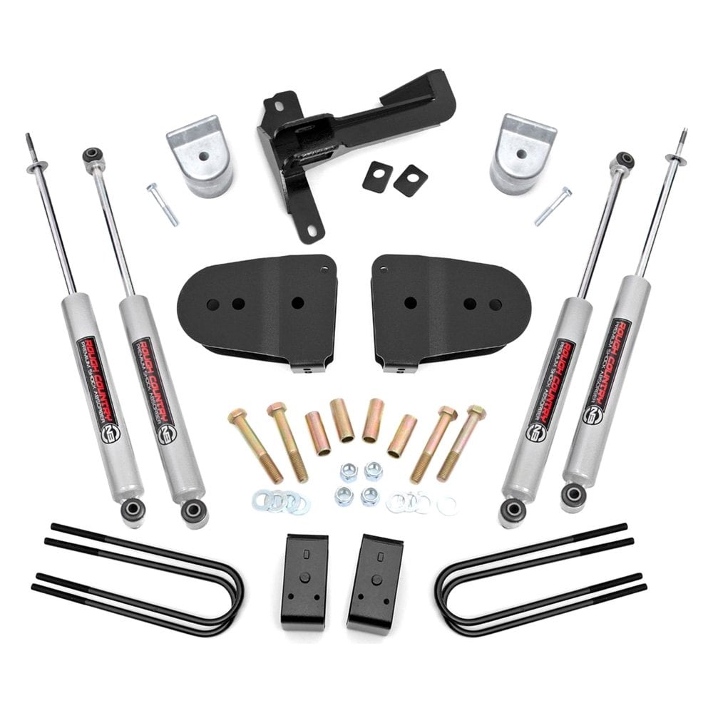 Rough Country® 43430 - 3" x 3" Front and Rear Suspension Lift Kit