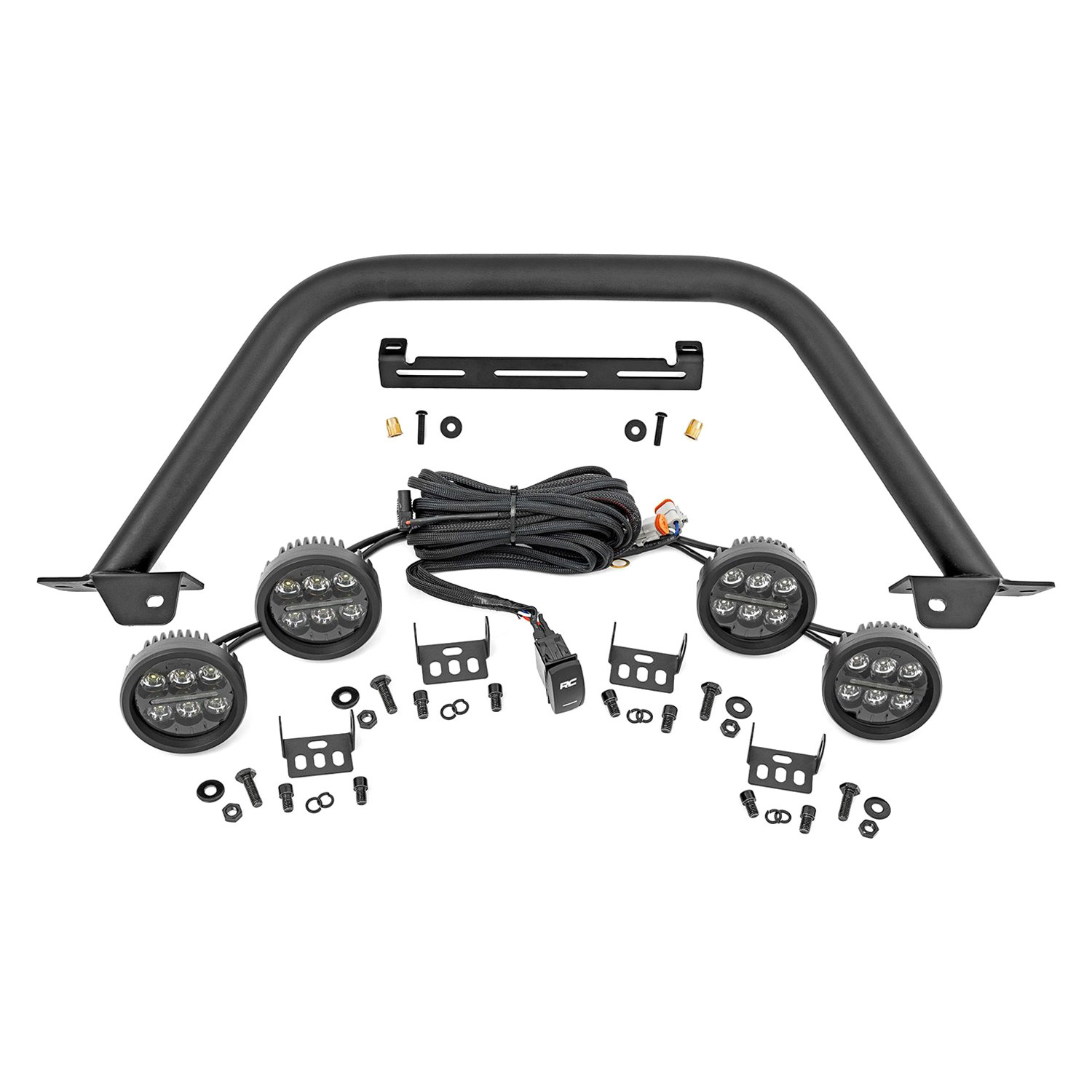 Rough Country® 51112 - Safari Black Powder Coated Bar