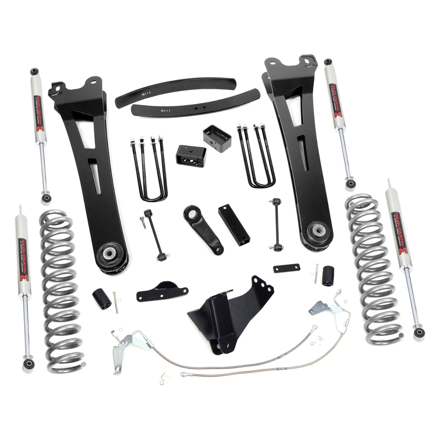 Rough Country® 53840 - 6" Radius Arm Front and Rear Suspension Lift Kit