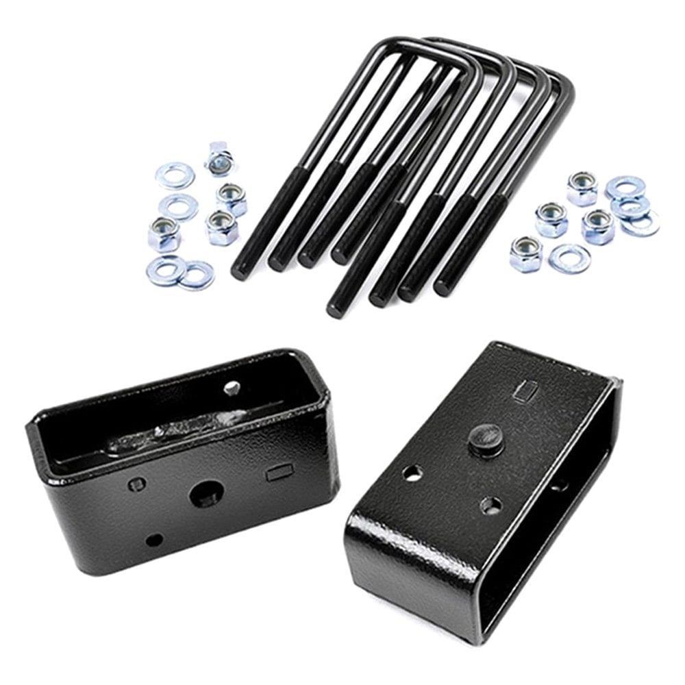 Rough Country® 6551 - 1.5" Rear Lifted Blocks and U-Bolts