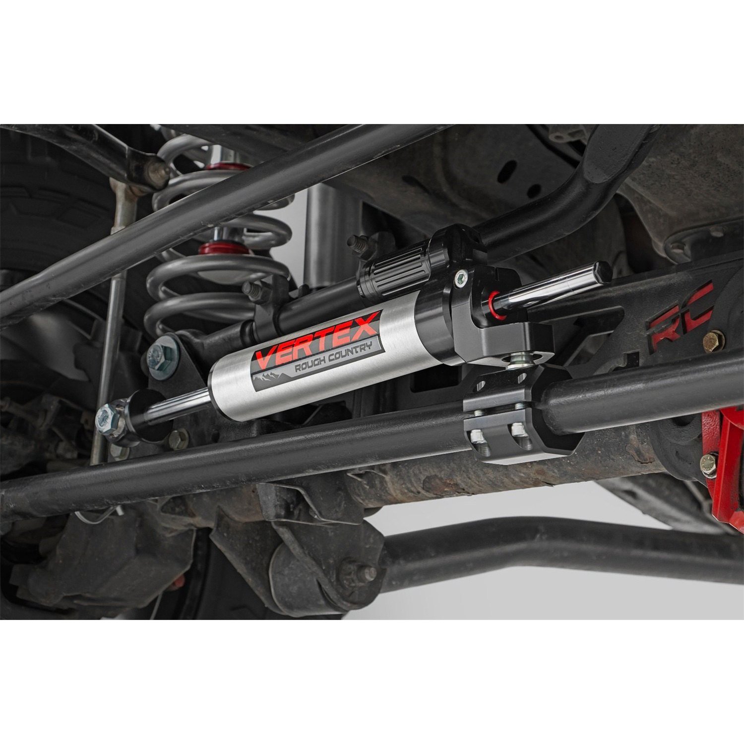 Rough Country® - Vertex Single Steering Stabilizer Rough Country® - Vertex Single Steering Stabilizer