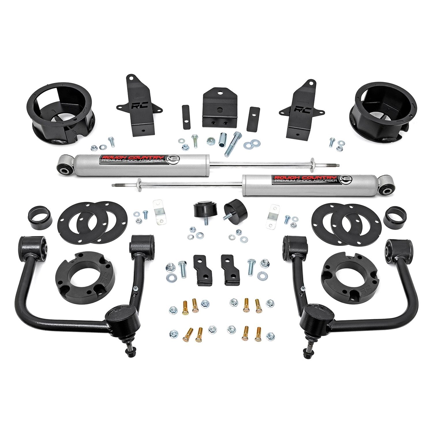 Rough Country® 72630 - 3.5" Front and Rear Suspension Lift Kit
