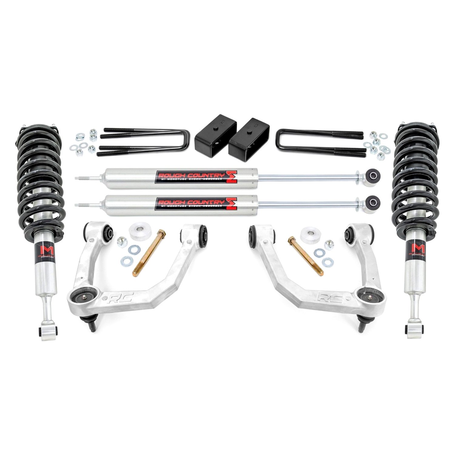 Rough Country® 74240 - 3.5" Bolt-On Front and Rear Suspension Lift Kit