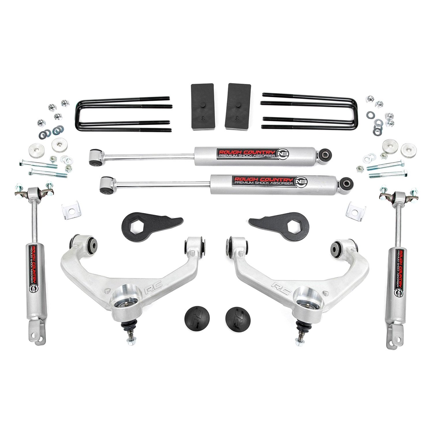 Rough Country® 97530 - 3.5" Front and Rear Suspension Lift Kit