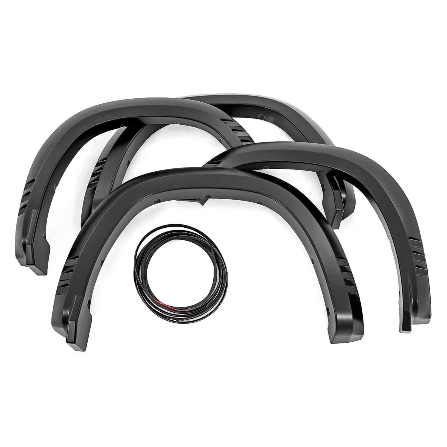 Rough Country® F-D319201-PRV - Pocket Delmonico Red Front and Rear ...