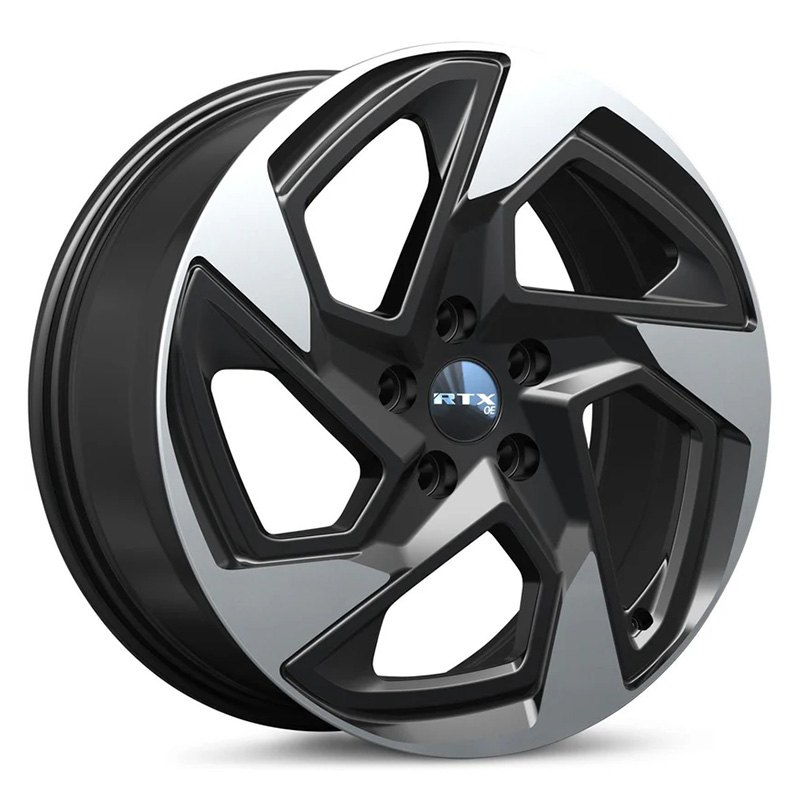 RTX® SU-01 Wheels - Gloss Black with Machined Face Rims