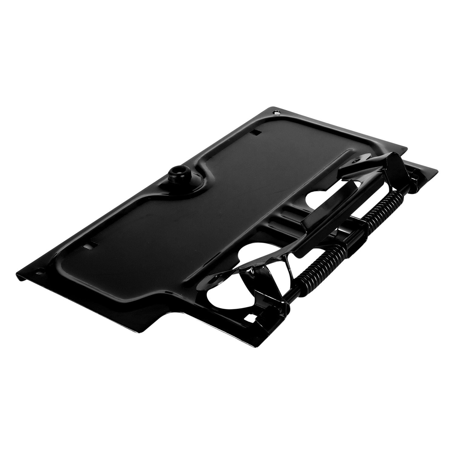 Omix-ADA® 11233.01 - Black Rear License Plate Bracket