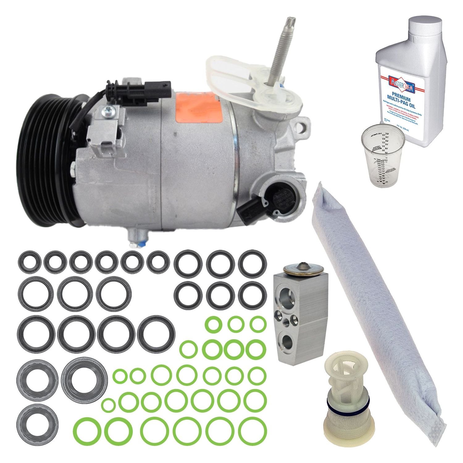 Santech® P96-45362 - A/C Compressor and Component Kit