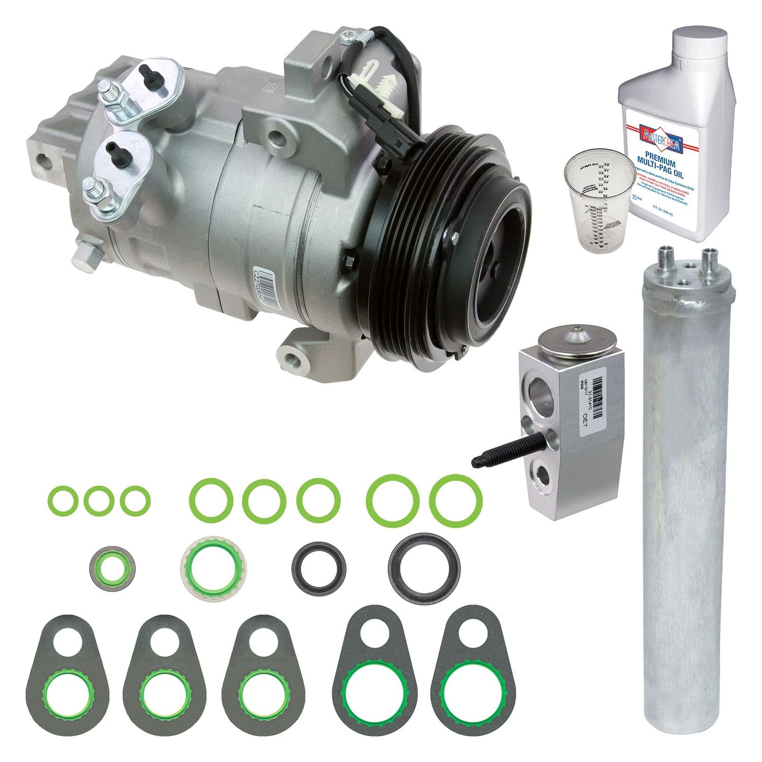 Santech® P96-45549 - A/C Compressor and Component Kit