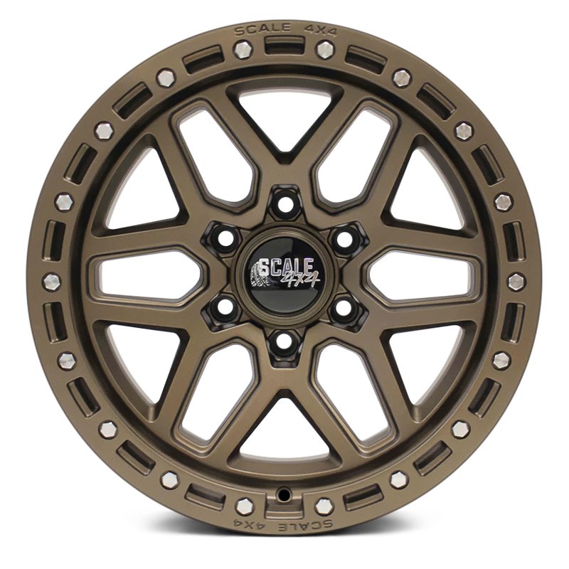 SCALE 4X4® S02 Wheels - Matte Bronze Rims - S02-78583-N10-MBZ