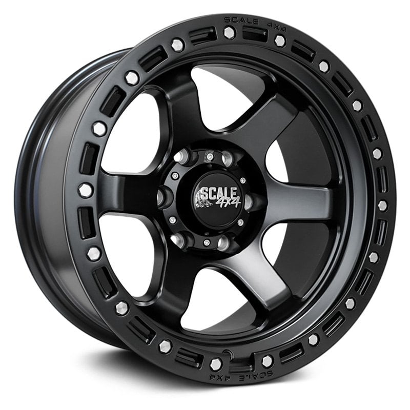 SCALE 4X4® S03 Wheels - Matte Black Rims - S03-7983-N25-MBK