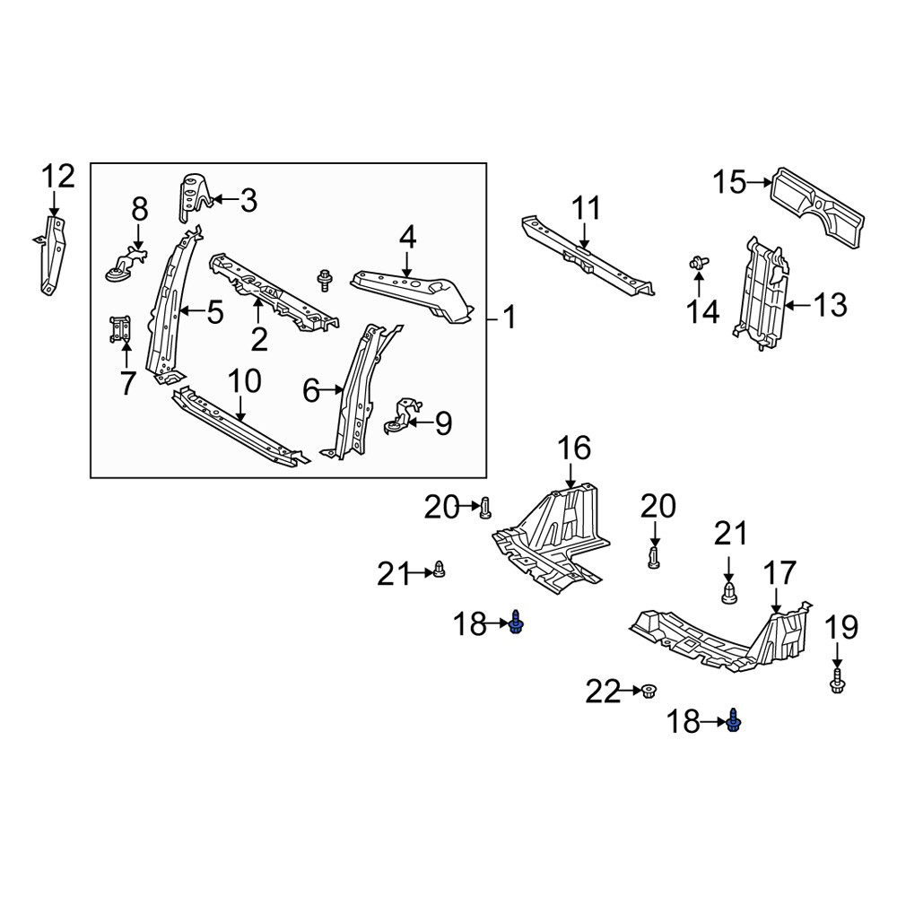 Scion OE 90159A0010 - Spoiler Screw