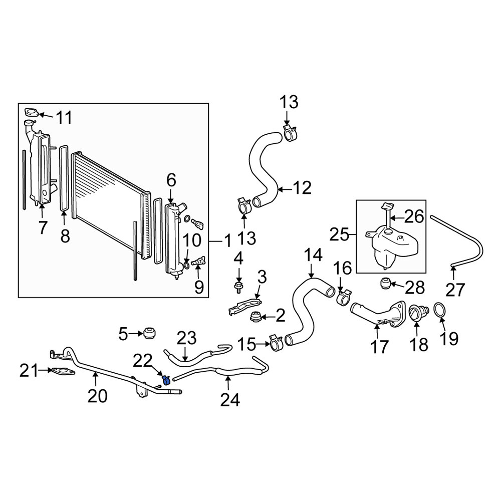 Scion OE 9613551300 - Radiator Hose Clamp
