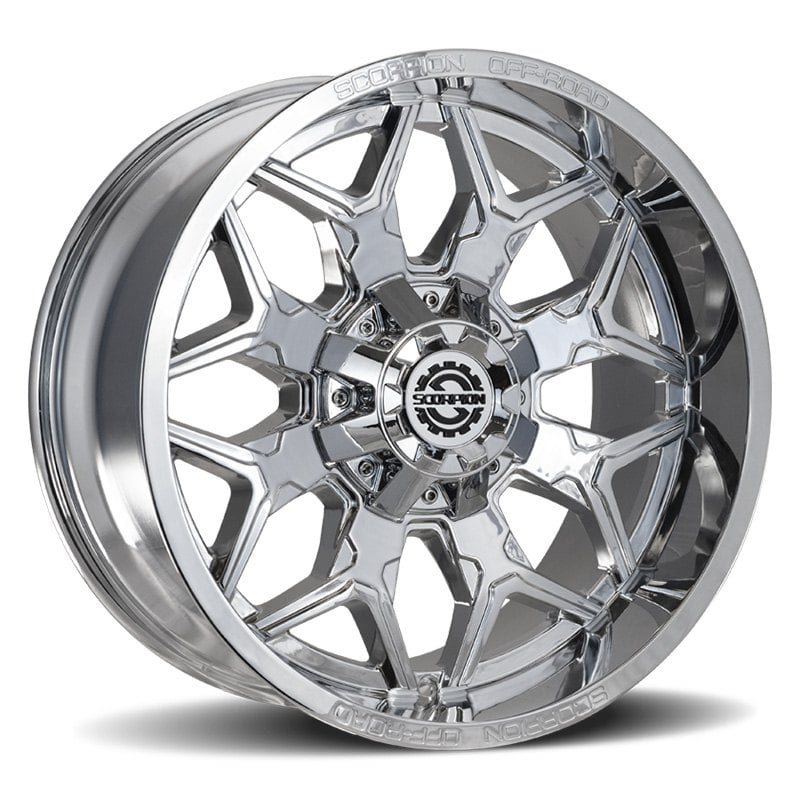 SCORPION® DEFENDER Wheels - Chrome Rims
