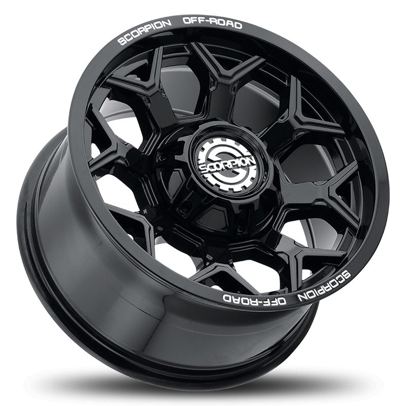 SCORPION® DEFENDER Wheels - Gloss Black Rims