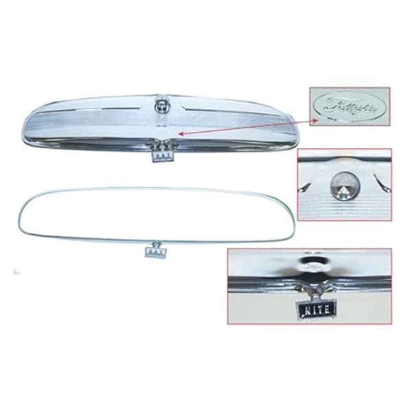 Scott Drake® C4AZ-17700-FMC - Rear View Mirror