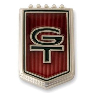 Scott Drake® C6OZ-16098-B - GT Pin-On Fender Emblem