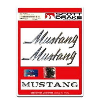 Scott Drake® C9ZZ-6540282KIT - Pin On Emblem Kit