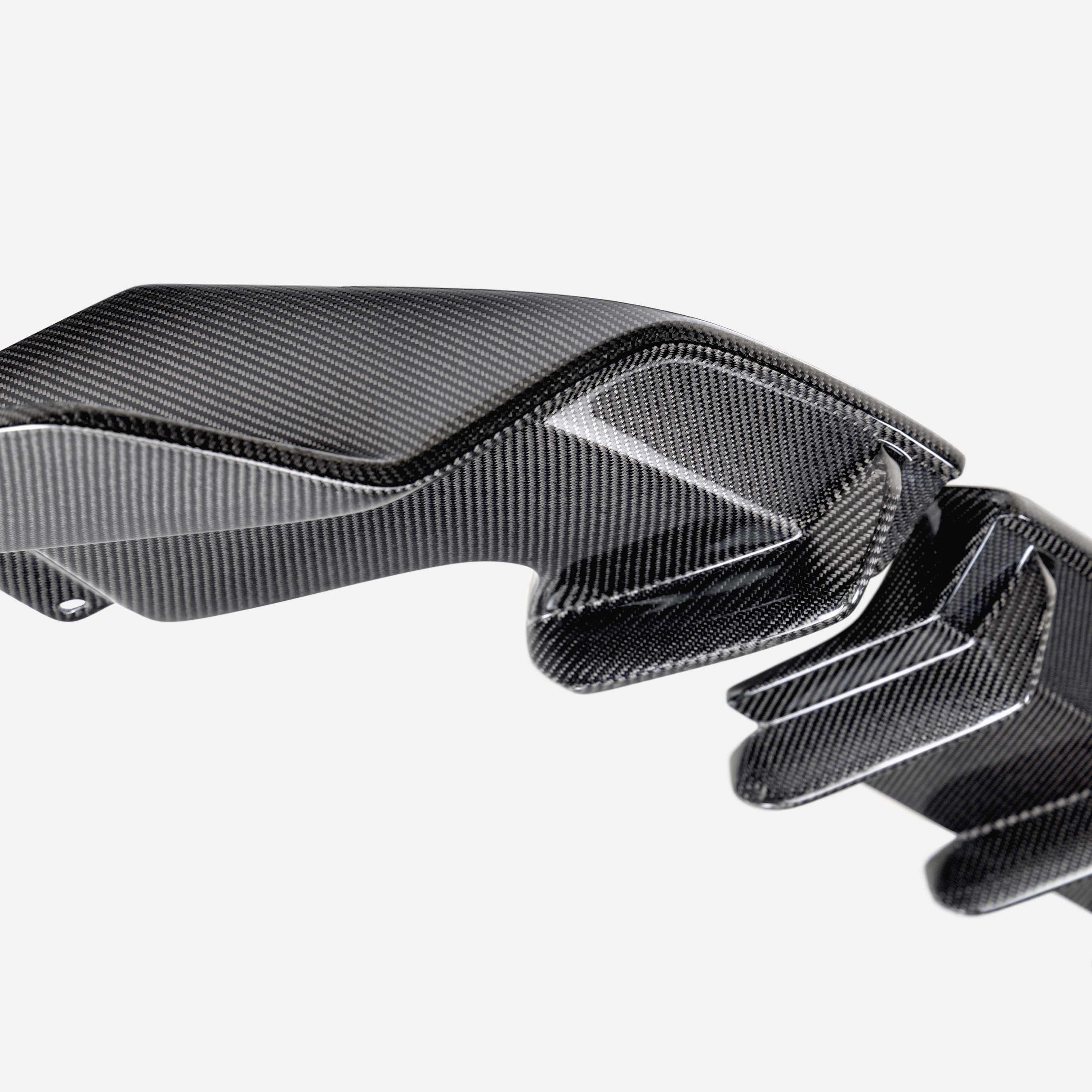 Seibon® RD22NSZ-MB - MB-Style Gloss Carbon Fiber Rear Diffuser
