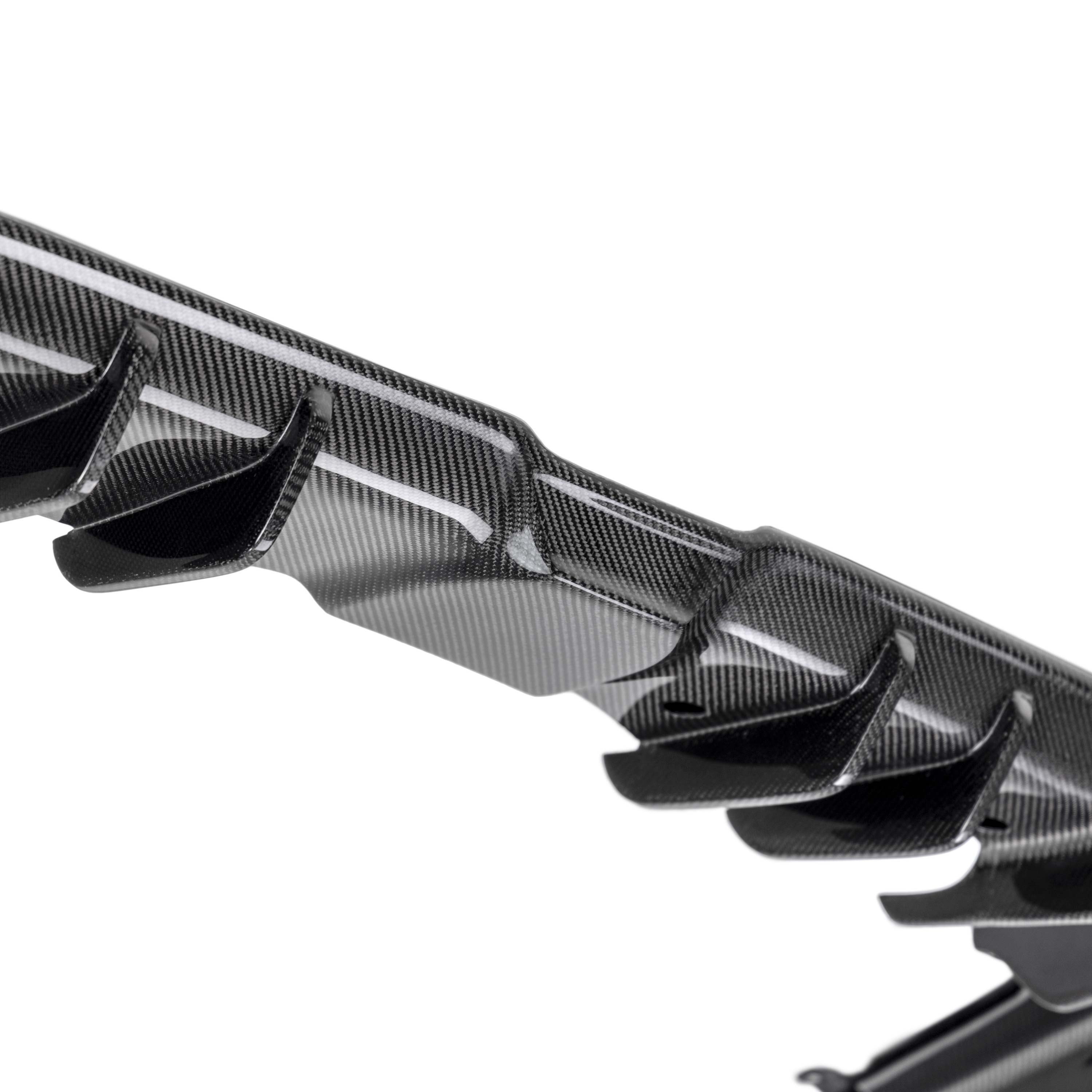 Seibon® RD22SBIMP-MB - MB-Style Gloss Carbon Fiber Rear Diffuser