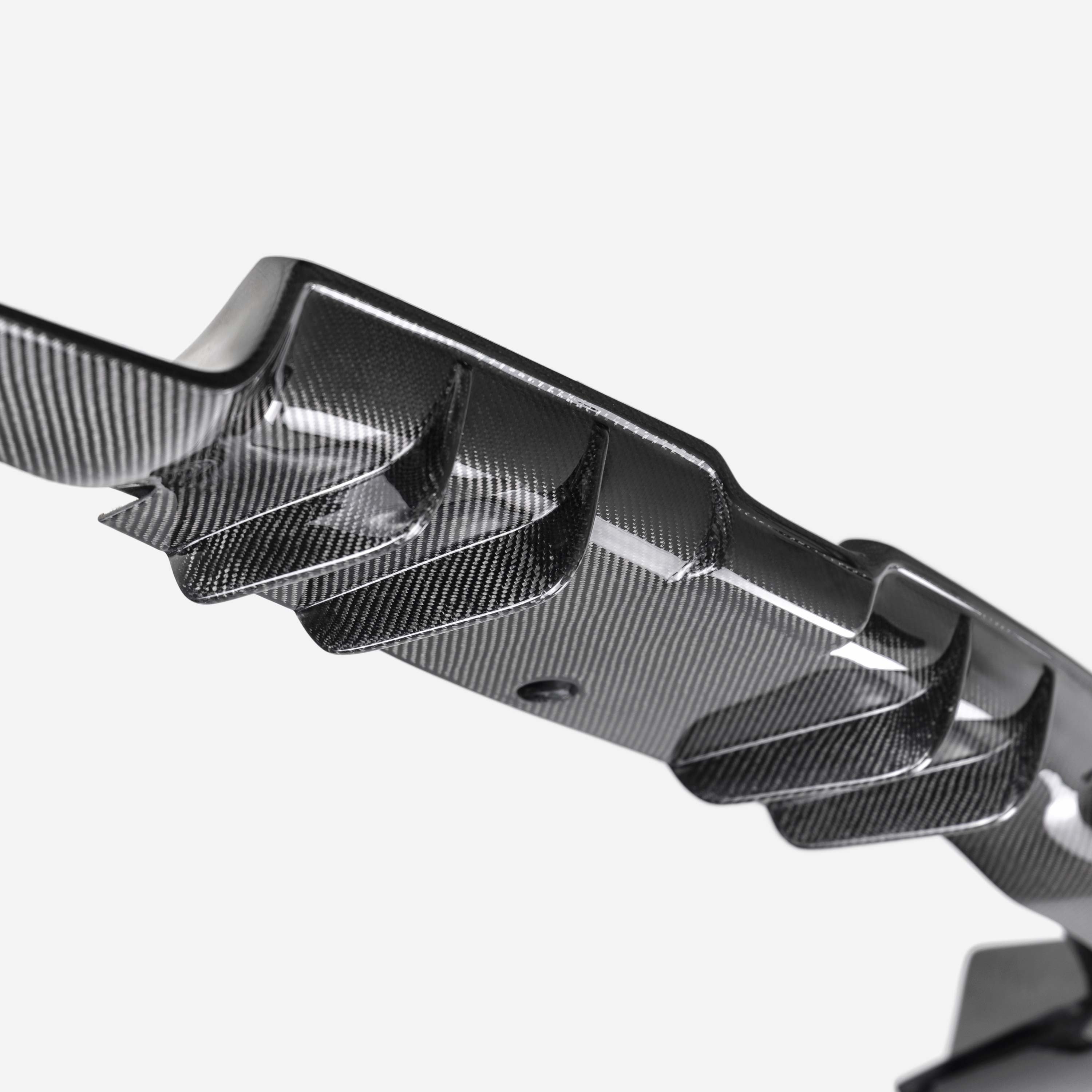 Seibon® RD22TY86-MB - MB-Style Gloss Carbon Fiber Rear Diffuser