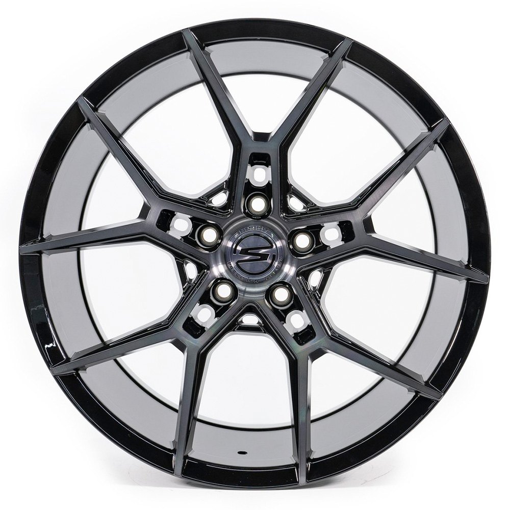 SELECT PRECISION ALLOYS® ALPINE Wheels - Gloss Black with Brushed DDT ...