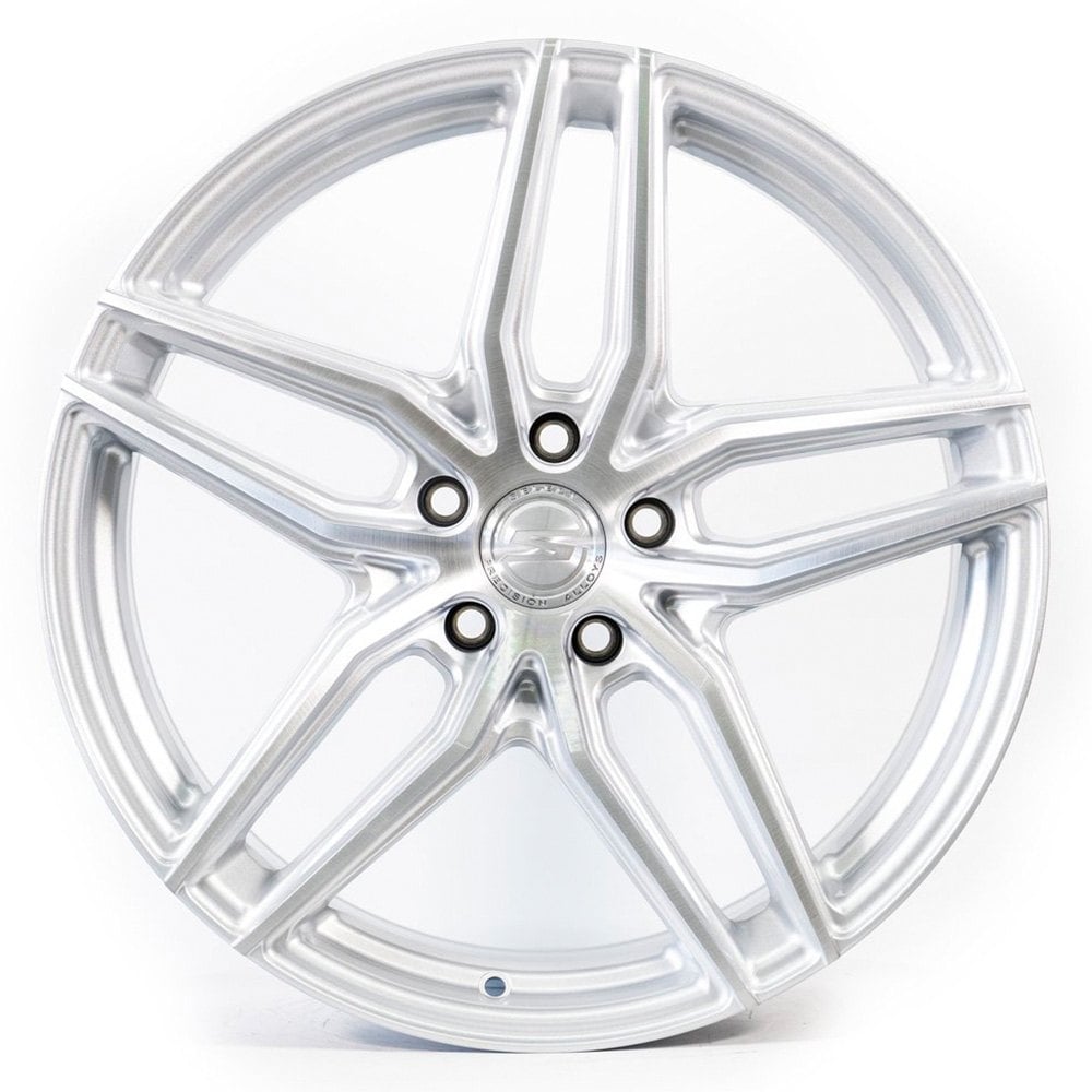 SELECT PRECISION ALLOYS® SHADOW Wheels - Gloss Silver with Brushed Face ...