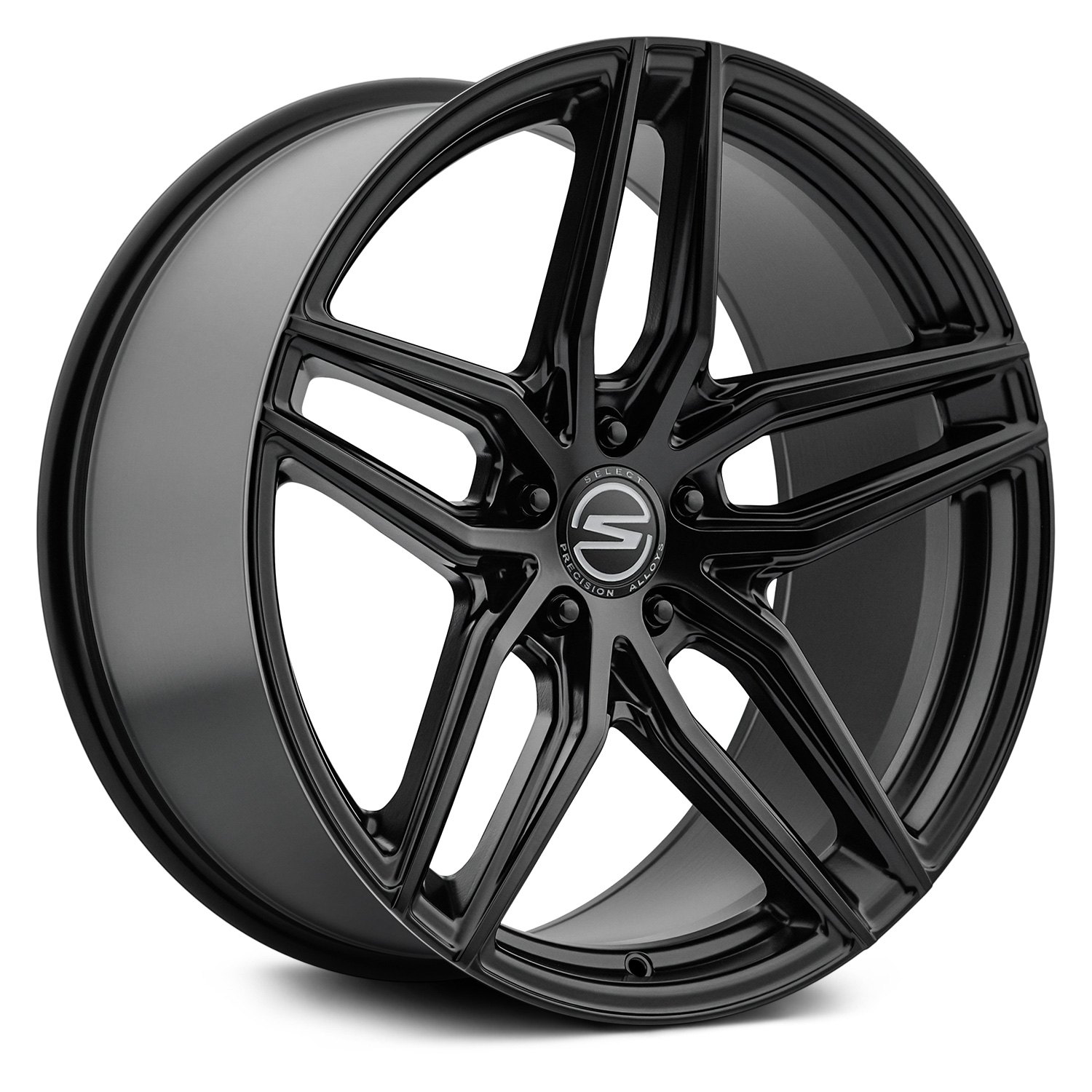 SELECT PRECISION ALLOYS® SHADOW Wheels - Satin Black Rims - S1011985F8P2001