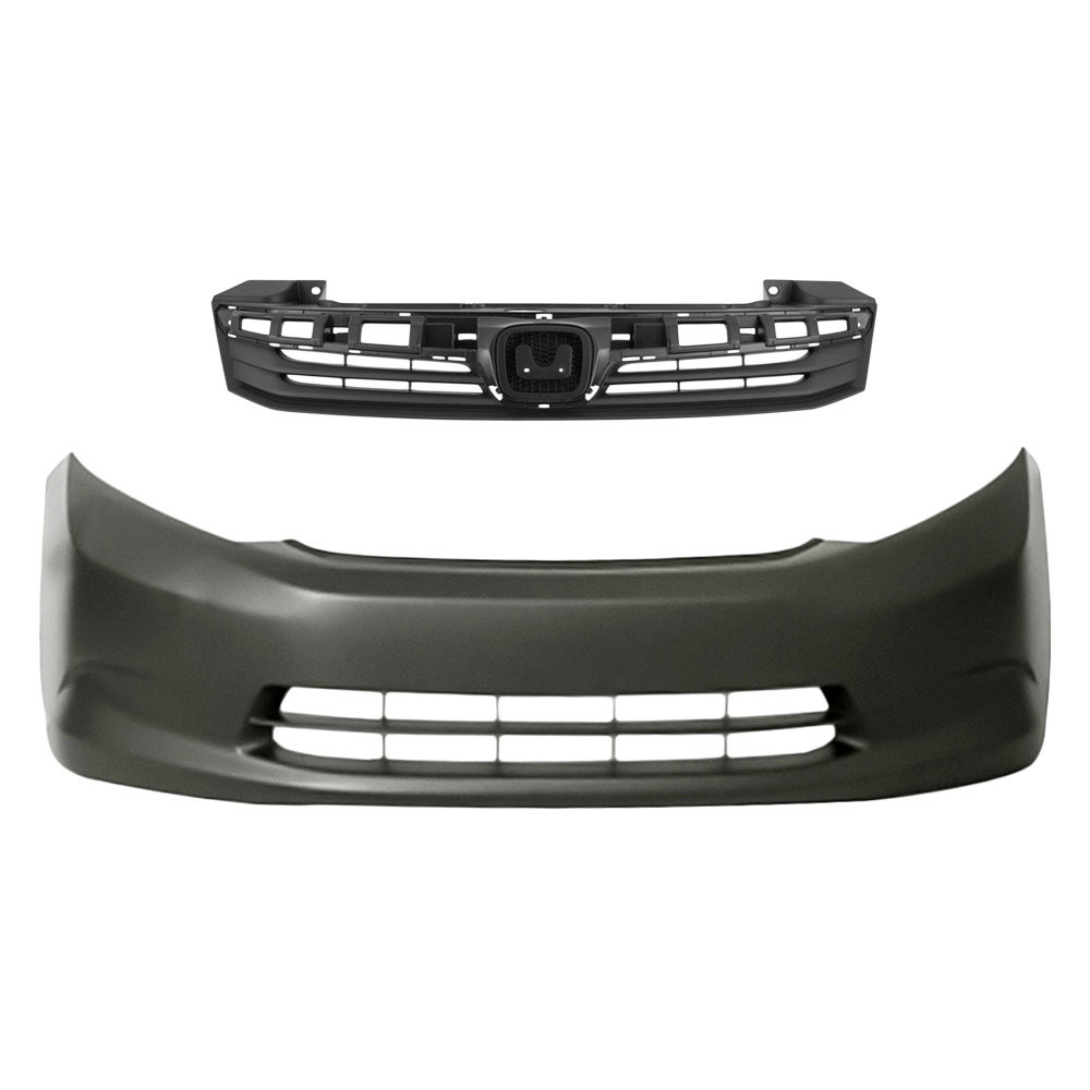Sherman® BNDL-228674 - 2-Piece (Front Bumper Cover, Grille) (CAPA ...