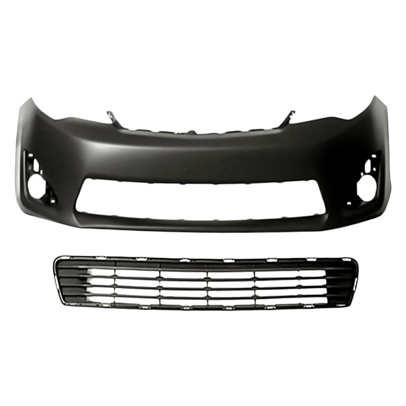 Sherman® BNDL-228728 - 2-Piece (Front Bumper Cover, Front Bumper Grille ...