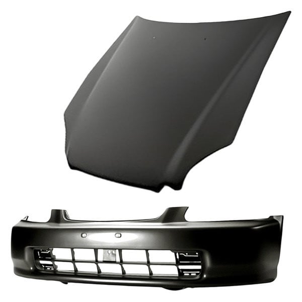 Sherman® BNDL-229547 - 2-Piece (Front Bumper Cover, Hood Panel) (Value ...