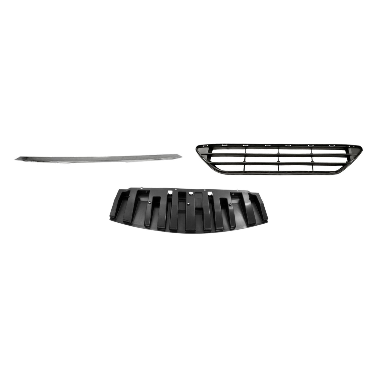 Sherman® BNDL-932336 - 3-Pc Front Bumper Cover Molding Kit