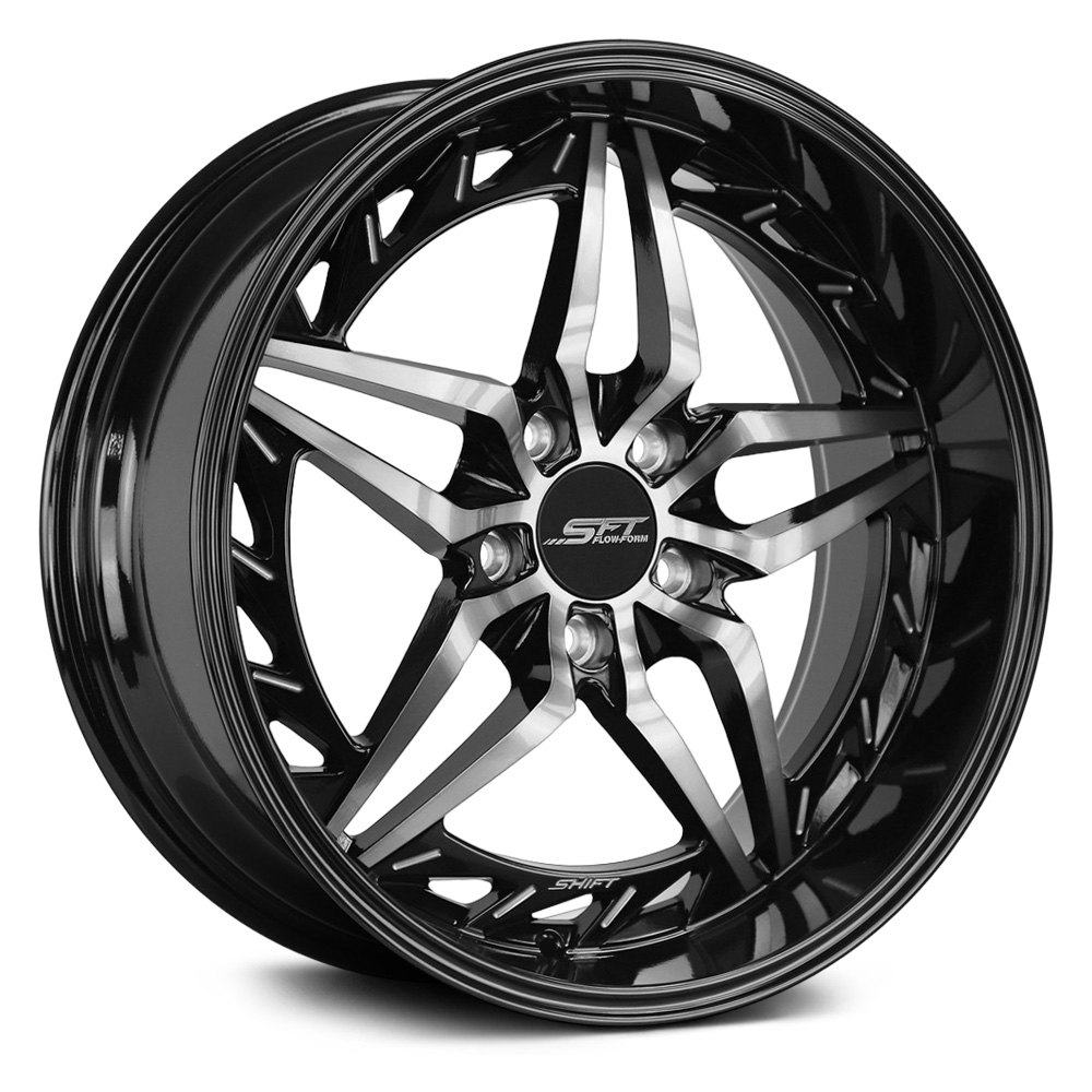 SHIFT WHEELS® INJECTOR Wheels - Gloss Black with Machined Face Rims