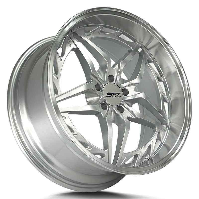 SHIFT WHEELS® INJECTOR Wheels - Silver with Polished Lip Rims