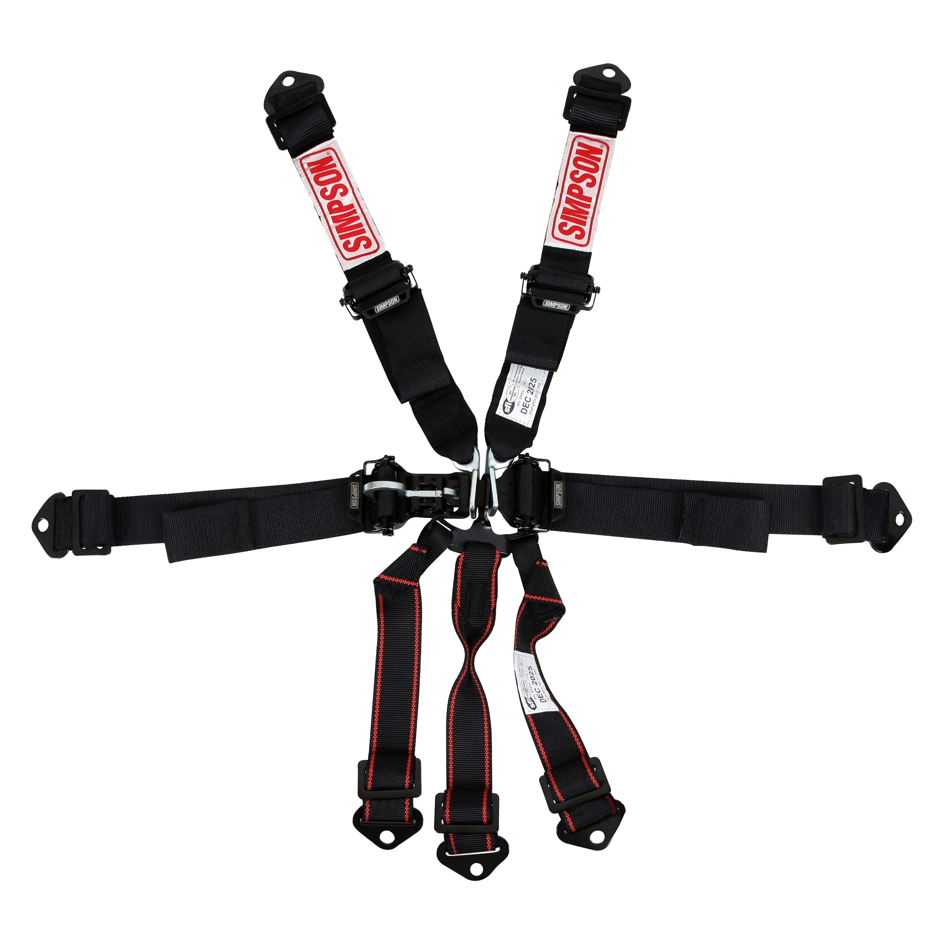 Simpson® - 7-Point Double Pull Down SFI Latch and Link Harness System